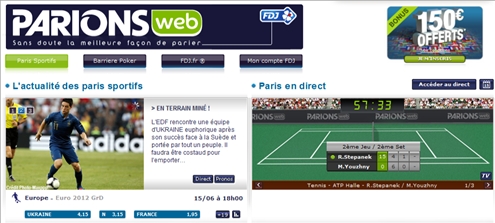 FDJ.fr : Parionsweb nouvelle version